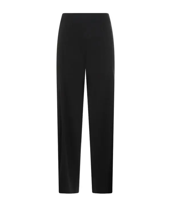 Fabiana Filippi Ribbed Knitted Trousers - Black