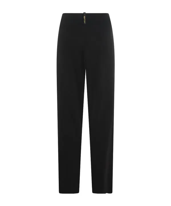 Fabiana Filippi Ribbed Knitted Trousers - Black
