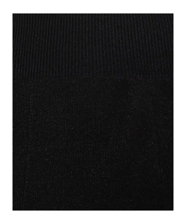 Fabiana Filippi Ribbed Knitted Trousers - Black