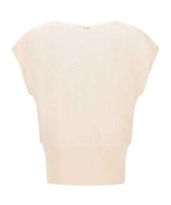 Herno Sequin Embellished Short-sleeved Jumper - Chantilly
