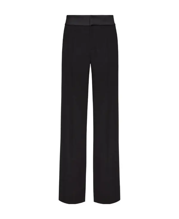 Valentino Garavani High Waisted Straight Leg Trousers
