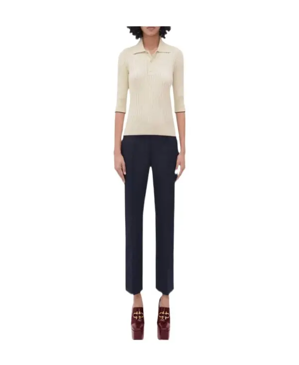 Bottega Veneta Ribbed Polo Shirt