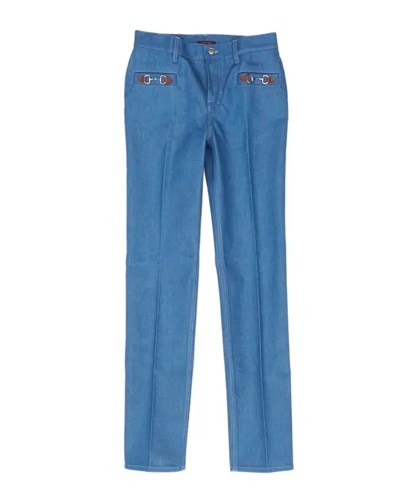 Gucci Horsebit Detail Jeans