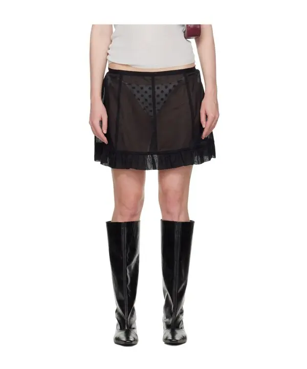 Paloma Wool Semi-transparent Ruffled Hem Skirt