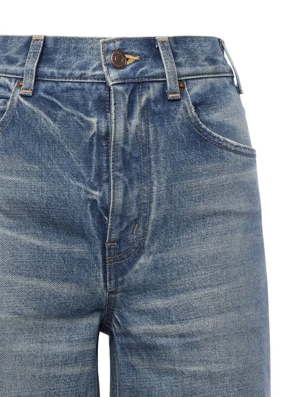 Celine Flared Surf Jeans In Union Wash Denim