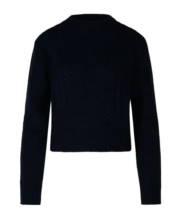Fabiana Filippi Cable-knit Embellished Jumper - Blue