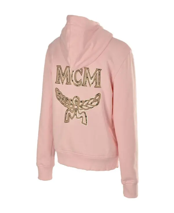 Mcm Zip-up Hooded Jacket With Long Sleeves