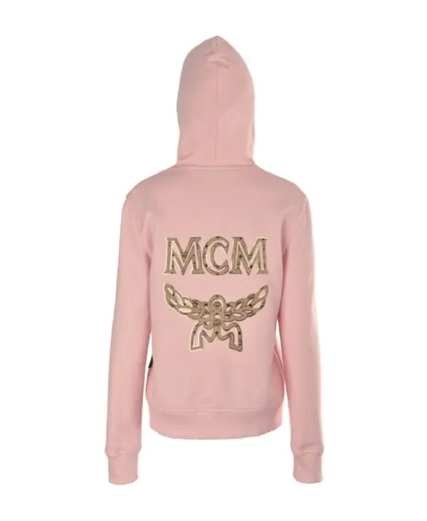 Mcm Zip-up Hooded Jacket With Long Sleeves