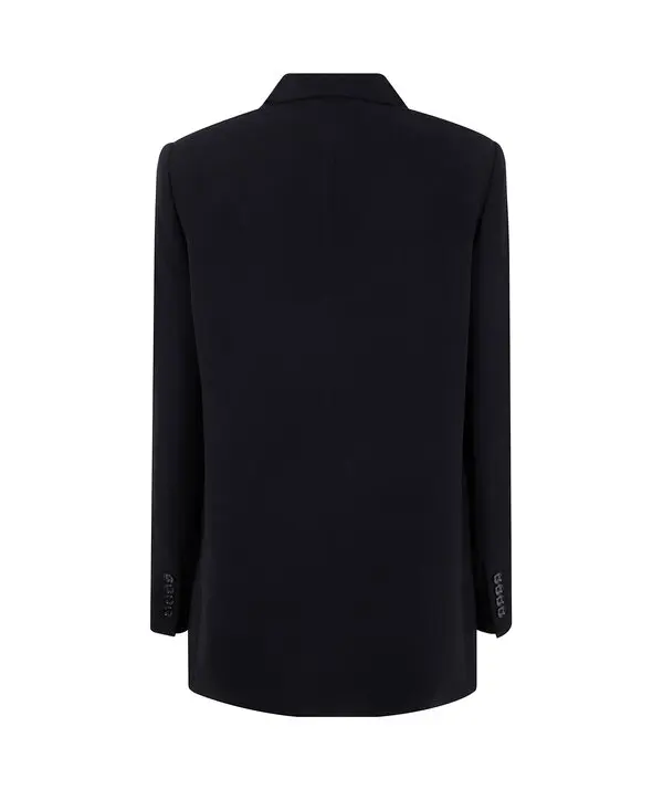 Michael Kors Crepe Blazer With Long Sleeves