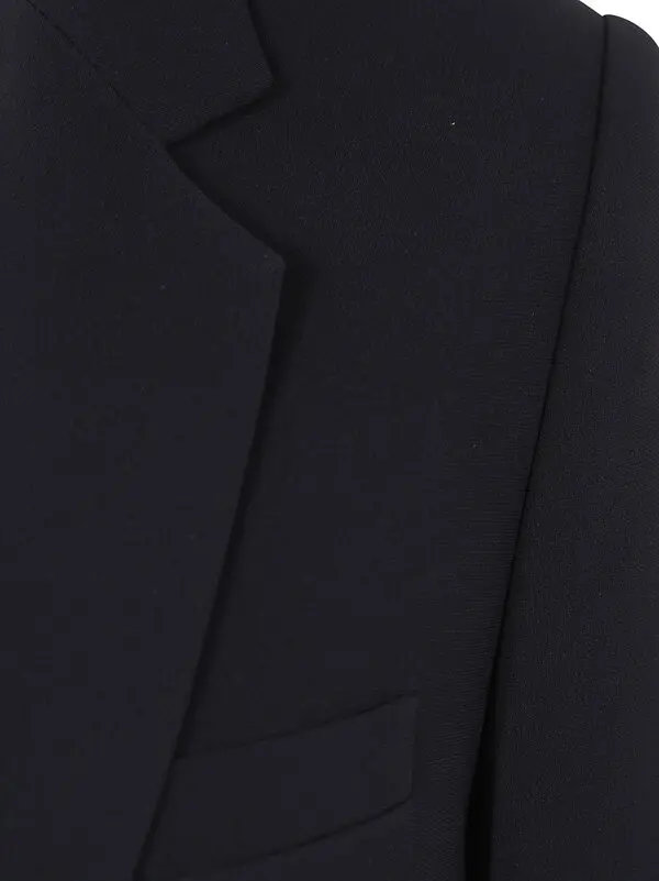 Michael Kors Crepe Blazer With Long Sleeves