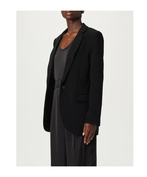 Michael Kors Crepe Blazer With Long Sleeves
