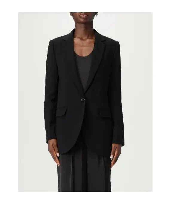 Michael Kors Crepe Blazer With Long Sleeves