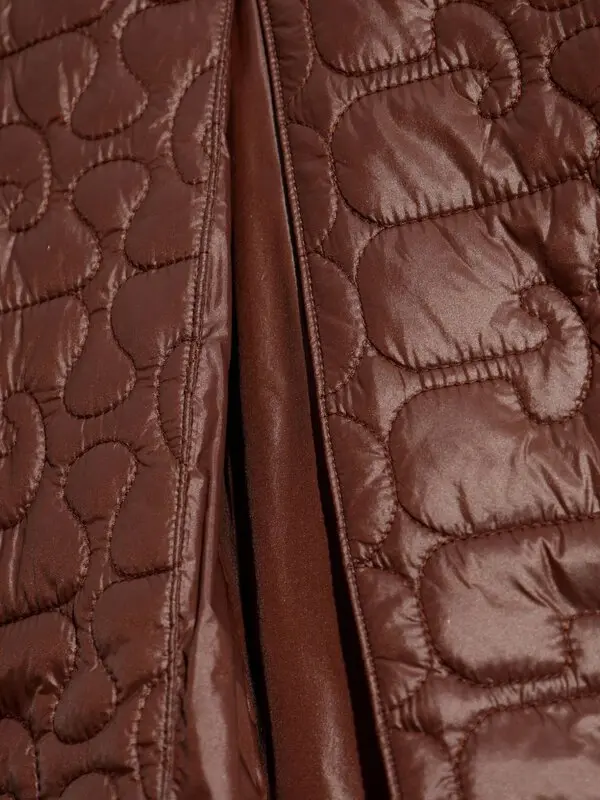 GANNI Padded Jacket With Snap And Zip Front Closure - No