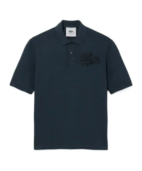 Lacoste Crocodile-appliqué Polo Shirt
