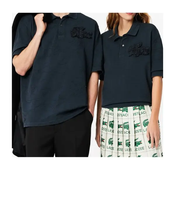 Lacoste Crocodile-appliqué Polo Shirt