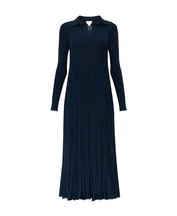 Bottega Veneta Pleated Maxi Dress