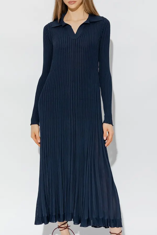 Bottega Veneta Pleated Maxi Dress