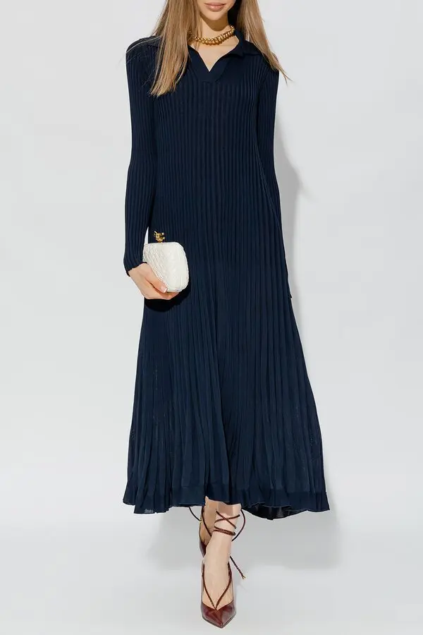 Bottega Veneta Pleated Maxi Dress