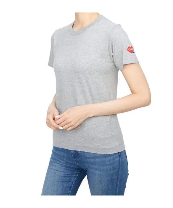 Comme Des Garçons X Invader Pixelated Heart T-shirt