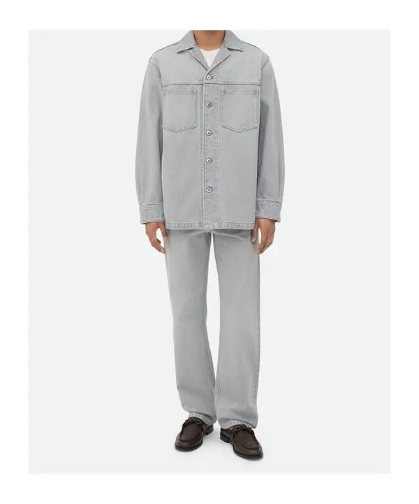 Bottega Veneta Washed Denim Shirt