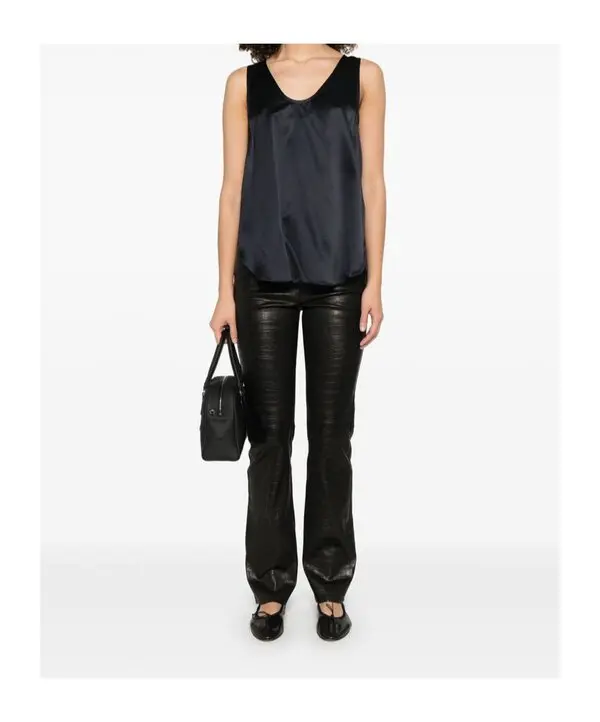 Max Mara Sleeveless Round Neck Top - No