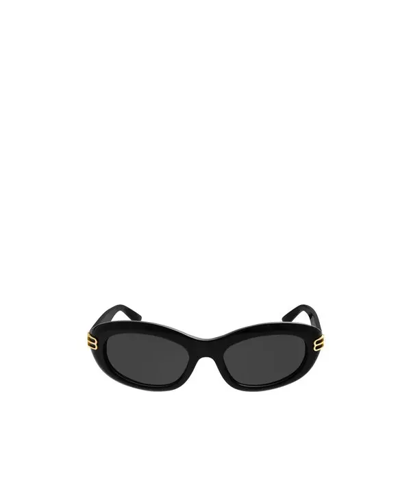 Balenciaga Casino Round Sunglasses - Black