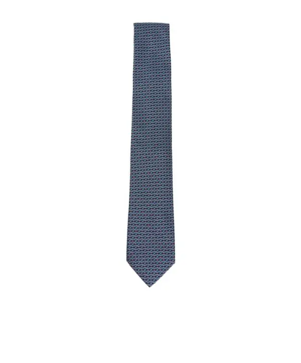 FERRAGAMO Pointed Tie - Blue