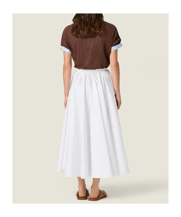 Miu Miu Open-knit Polo Top - Cocoa Brown