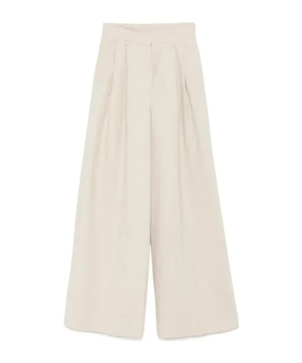 Antonelli Firenze Pleated Detail Casual Pants - White