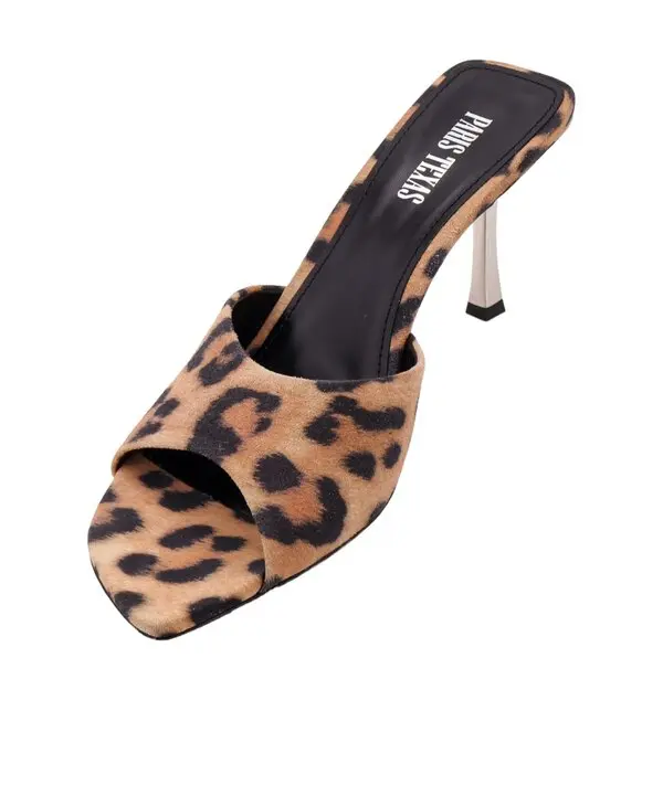 Paris Texas Lorena Mules - Leopard