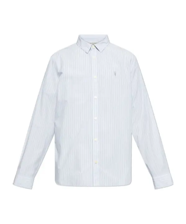 ALLSAINTS Pinstriped Long-sleeved Shirt