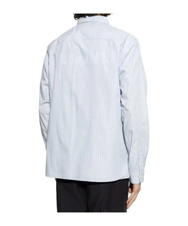ALLSAINTS Pinstriped Long-sleeved Shirt