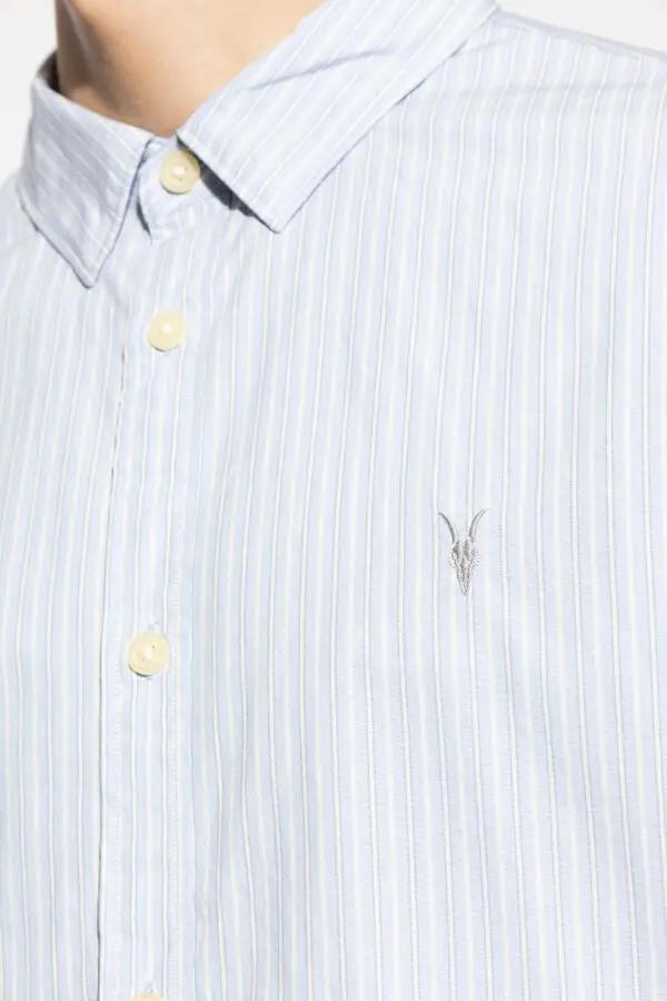 ALLSAINTS Pinstriped Long-sleeved Shirt