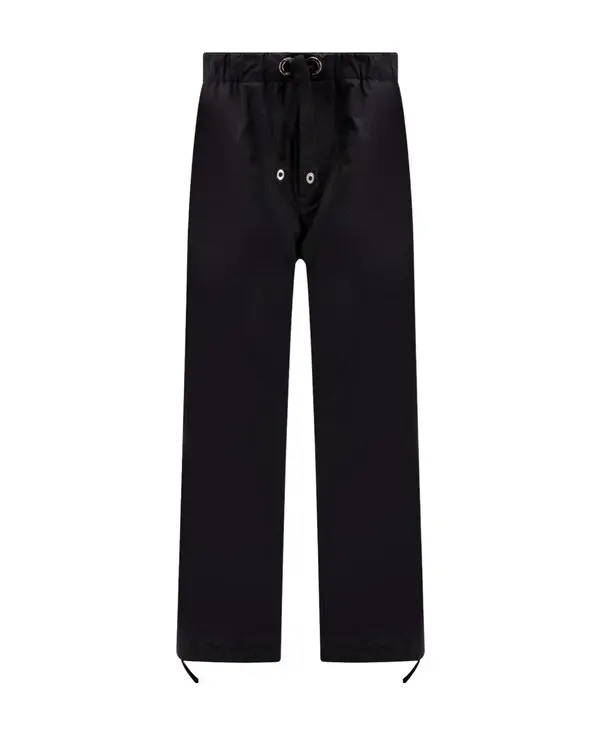Versace Drawstring Waistband Trousers - Black