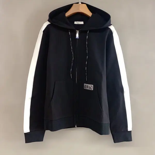 Valentino Garavani Vltn Patch Zip-up Hoodie