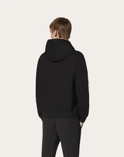 Valentino Garavani Vltn Patch Zip-up Hoodie