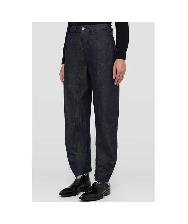 JIL SANDER Denim Jeans With Rough Edge Processing - Black