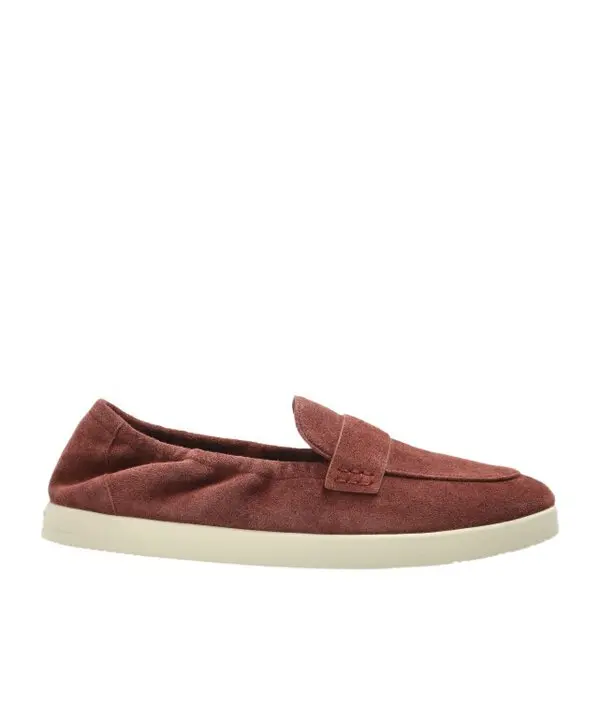 Tory Burch Suede Logo-plaque Loafers - Red
