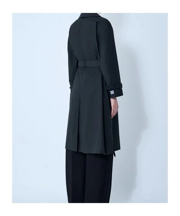 Max Mara Fiorito Belted Trench Coat - Black