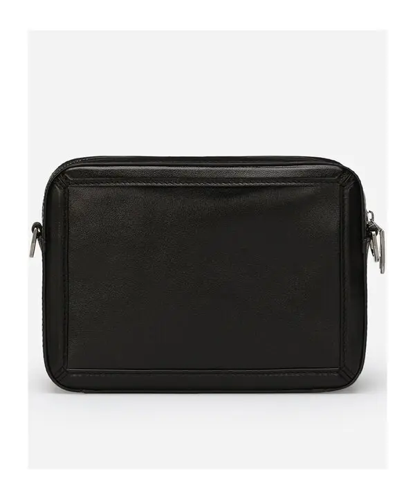 Dolce & Gabbana Logo Plaque Zipped Mini Messenger Bag