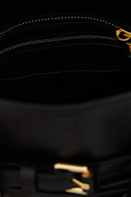 Moschino Tie Me Small Handbag - Black