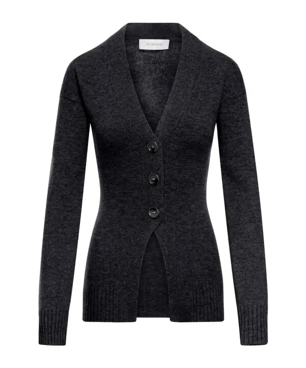 Sportmax V-neck Buttoned Cardigan - Black