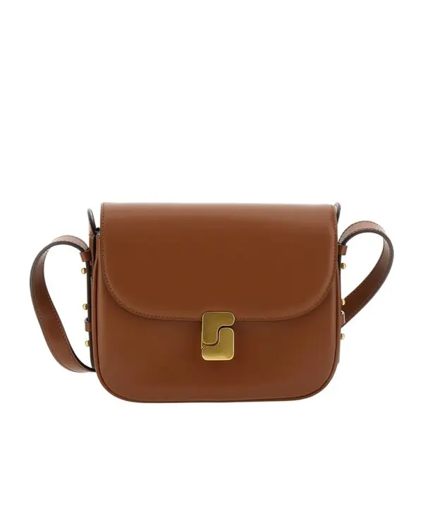 Soeur Bellissima Leather Crossbody Bag - Brown