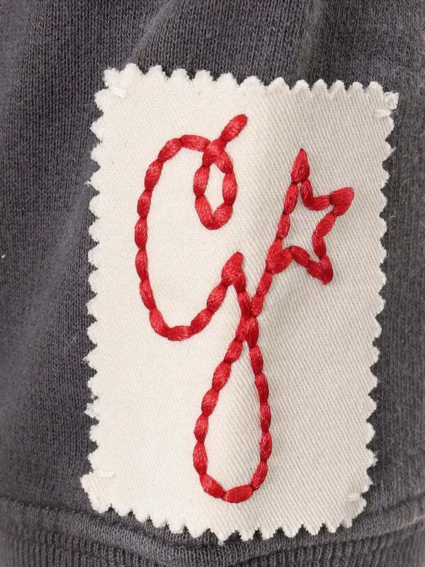 GOLDEN GOOSE Crewneck Sweatshirt With Logo And Star Detail - No