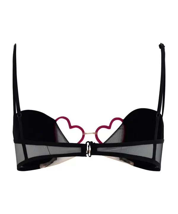 NENSI DOJAKA Heart-motif Underwire Bra