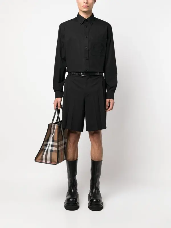 Burberry Long-sleeved Buttoned Shirt