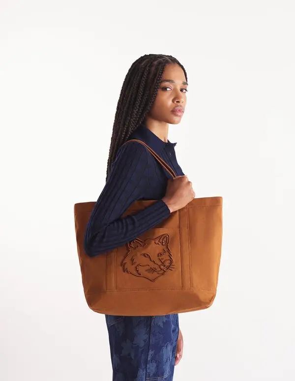 Maison Kitsuné Logo Large Tote Bag
