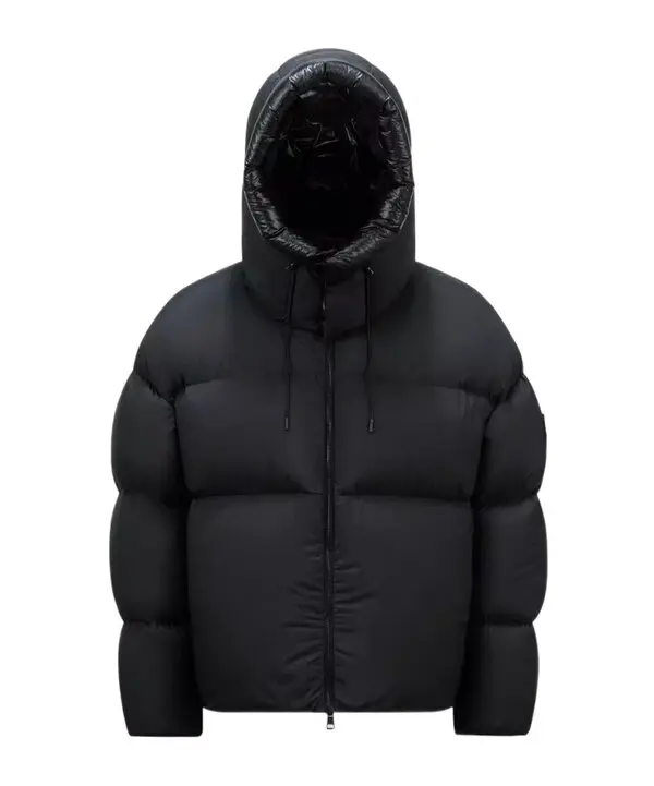 Moncler Antila Short Down Jacket With Detachable Hood