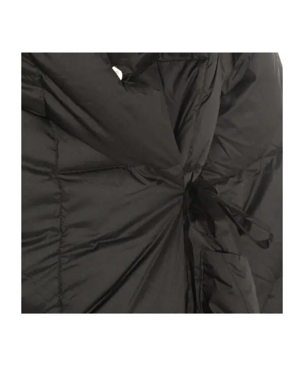 Add Quilted Short Jacket With Tie Detail