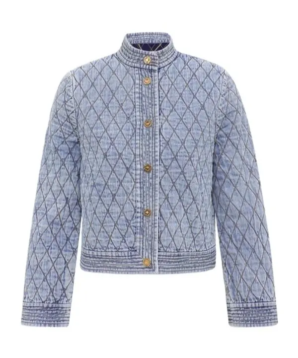 Zimmermann Denim Quilted Jacket - Blue